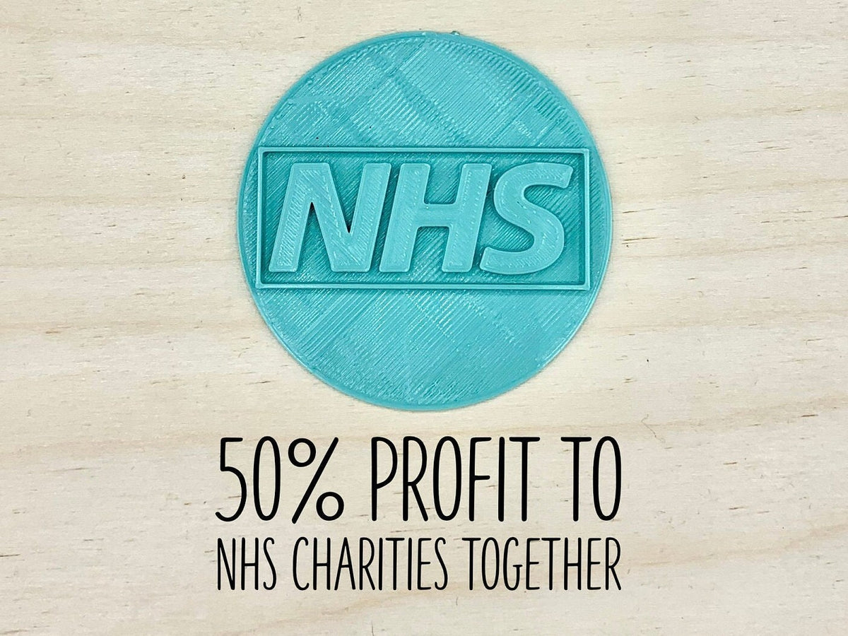 NHS Logo (with border) - NHS Charity Embosser Stamp – CookieKut